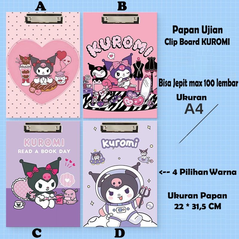 Jual PAPAN UJIAN ANAK SEKOLAH UKURAN A4 KARAKTER MODEL-A SUPER PREMIUM ...