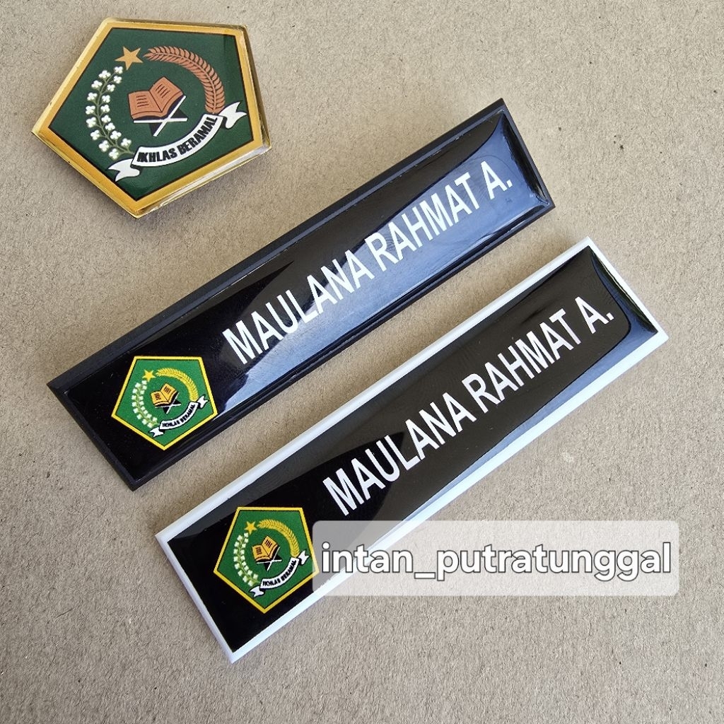 Jual Papan Nama + Pin Kemenag | Shopee Indonesia