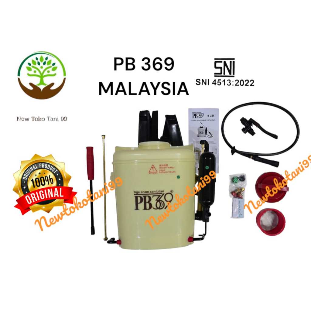 Jual Sprayer Manual PB369 PB16 PB20 malaysia ASLI tengki tangki semprot malaysia pb 16 | Shopee ...