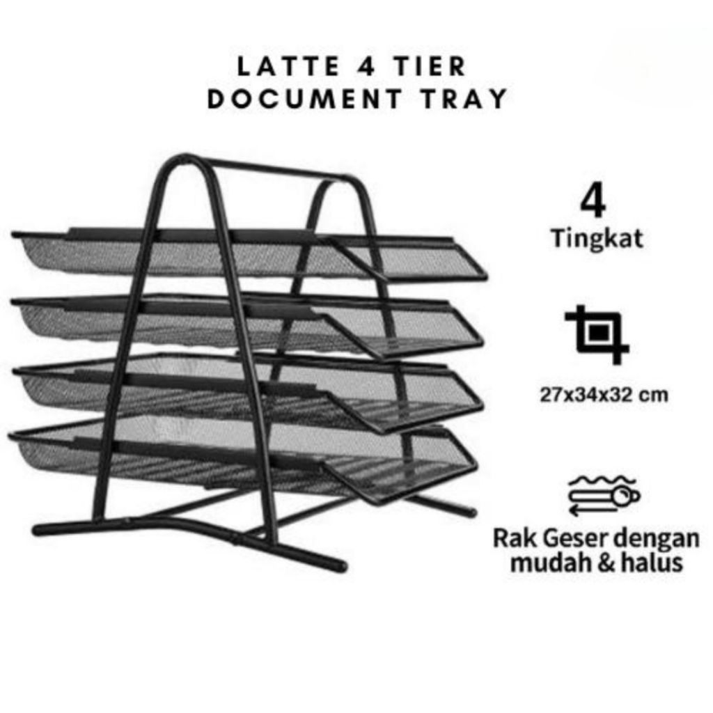 Jual rak tempat dokumen kertas rak dokumen kertas rak dokumen 4 tingkat ...