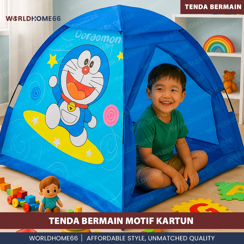Jual Worldhome Tenda Bermain Tenda Camping Motif Karakter Kartun Tenda ...
