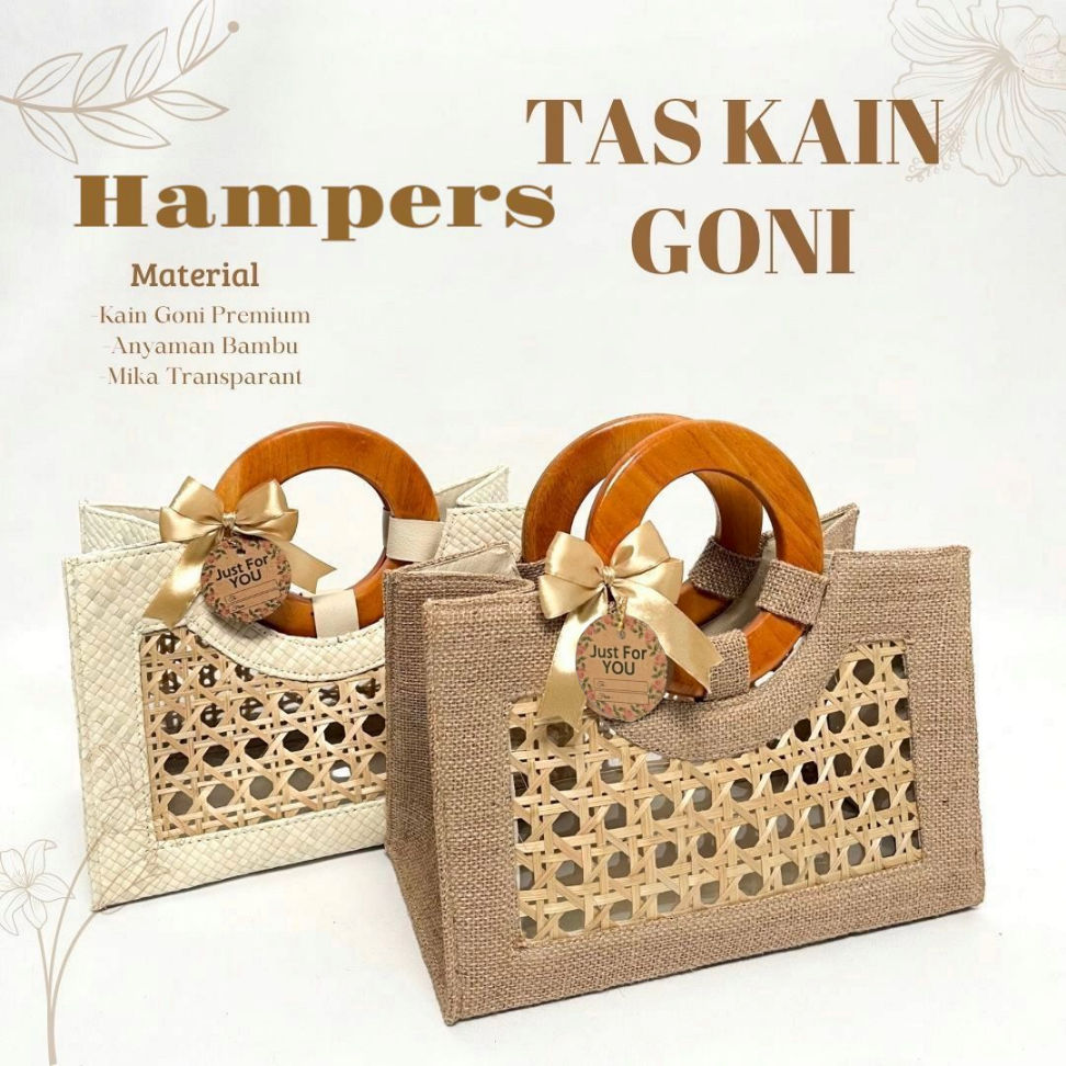 Jual Nata craft-Handbag Goni Anyaman Hampers Handle bag Souvenir ...