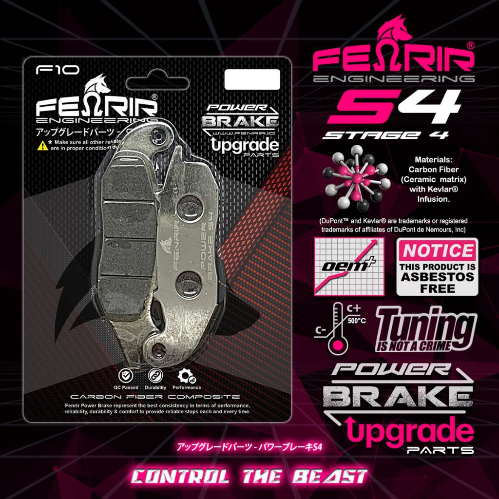 Jual Kampas Rem Nissin 2 Piston Kaliper KANAN - Fenrir S1 S4 Carbon Fiber Ceramic - Harian Balap ...