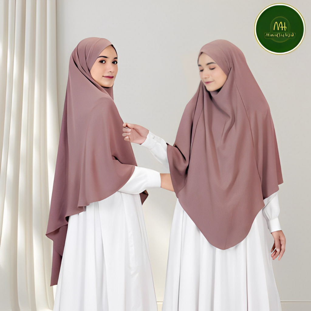 Jual Muwaffaq - French Khimar Crinkle Instan Bergo Jumbo Syari | Shopee ...