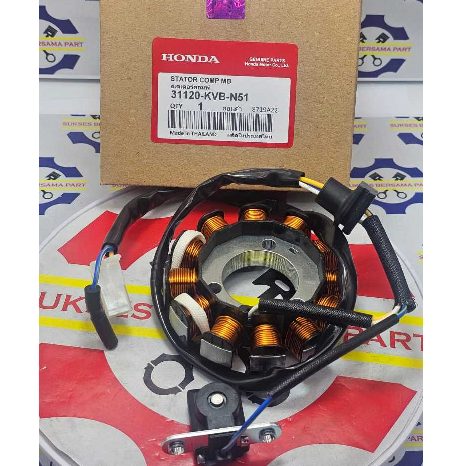 Jual Stator Comp Spool Motor KVB Honda Vario 110 karbu Vario OLD CBS ...