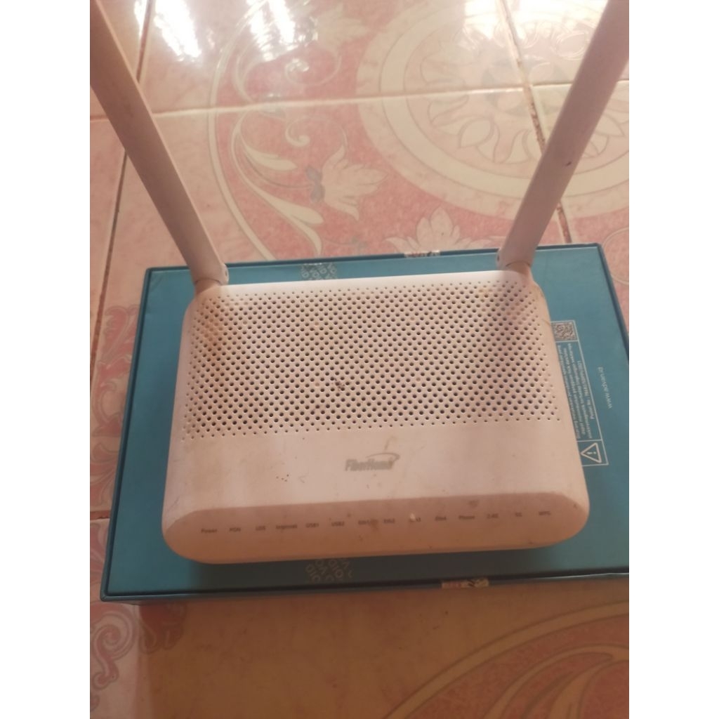 Jual Router Fiber Home HG6145D2 Port Biru, unit+Adaptor | Shopee Indonesia
