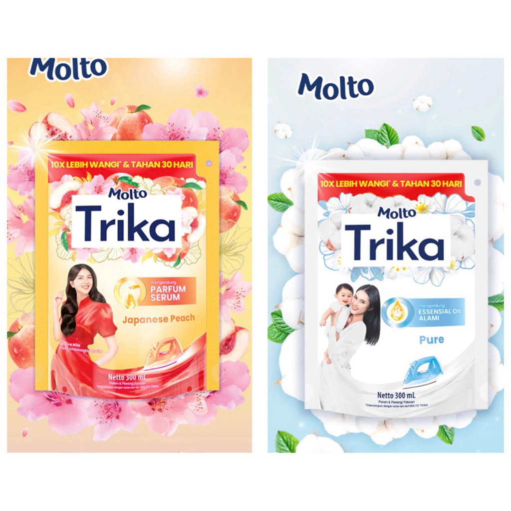 Jual Molto Trika Pelembut dan Pewangi Pakaian 300ml | Shopee Indonesia