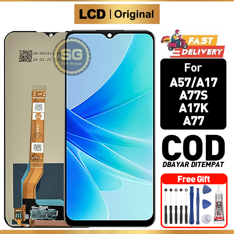 Jual LCD For OPPO A17 A17K A57 A77S A77 4G Original Touchscreen hp ...