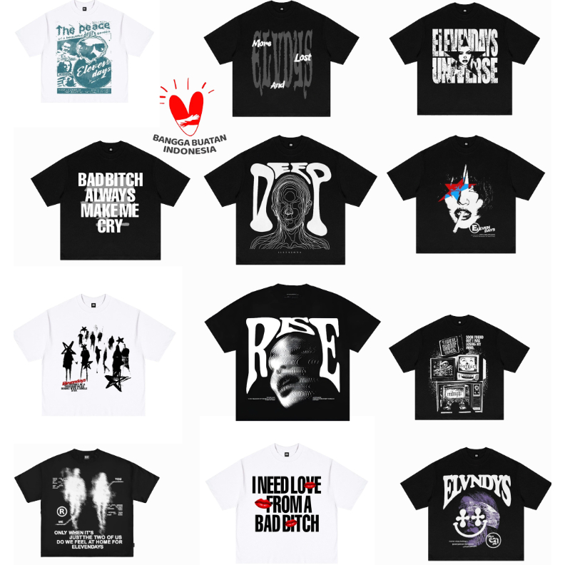 Jual kaos distro Kaos Boxy Fit Baju Oversized Pria Wanita Tshirt MORE ...