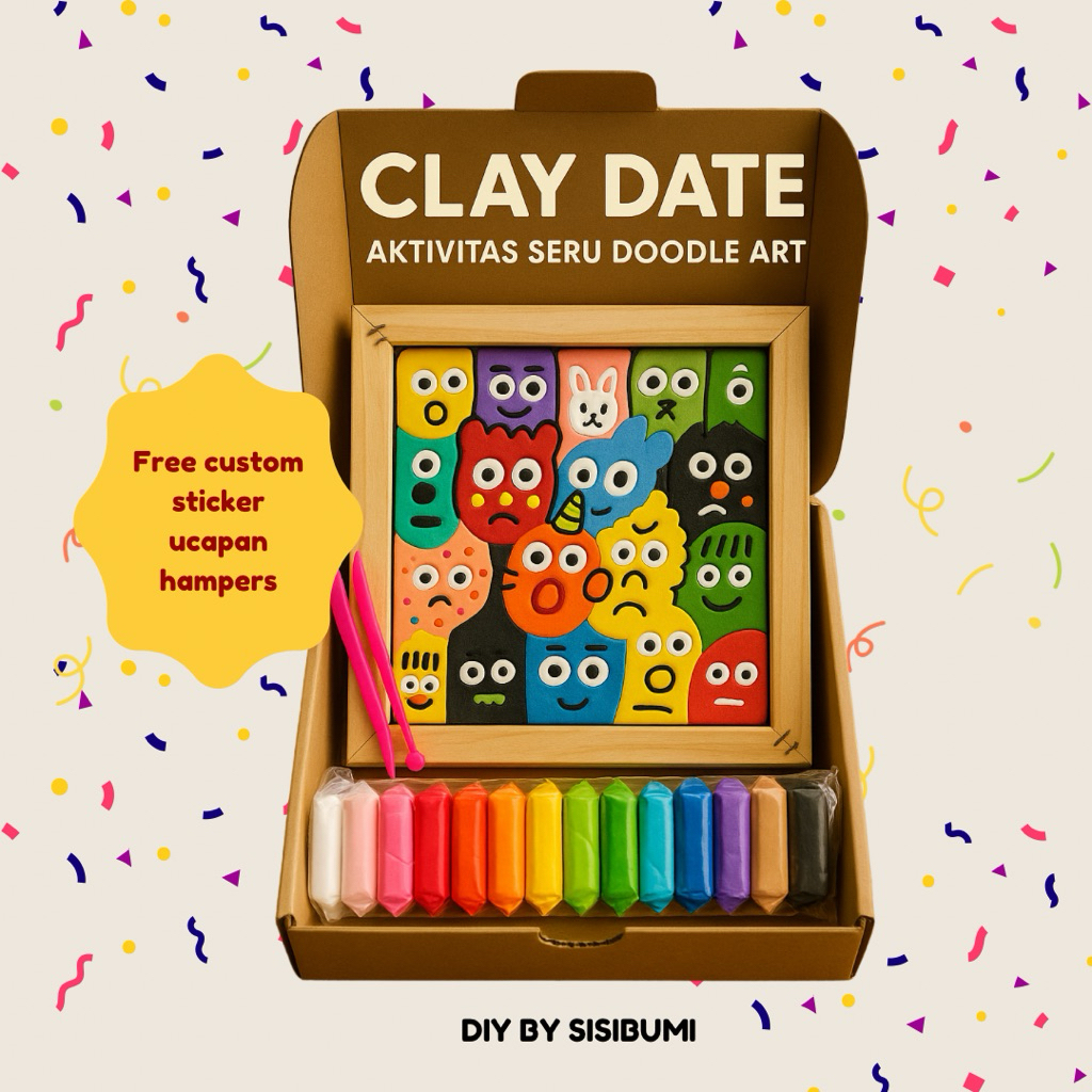 Jual TERMURAH SE SHOPEE - CLAY DATE – Aktivitas Seru Doodle Art untuk ...