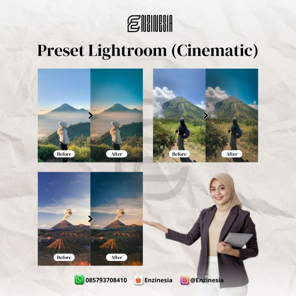 Jual Preset Lightroom | 50 +++ Preset Lightroom Cinematic | Preset Siap Pakai | Mudah & Cepat ...
