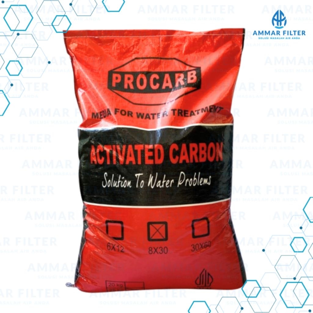 Jual Karbon Aktif PROCARB / Media filter air Bau / Activated Carbon - 1 ...