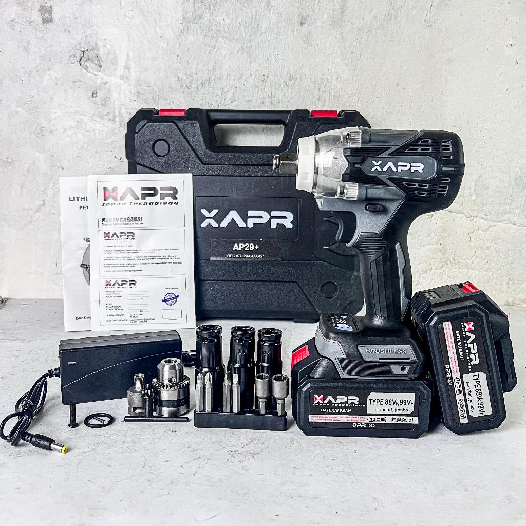 Jual Impact wrench mesin pembuka BAUT ban mobil motor CVT baterai XAPR ...
