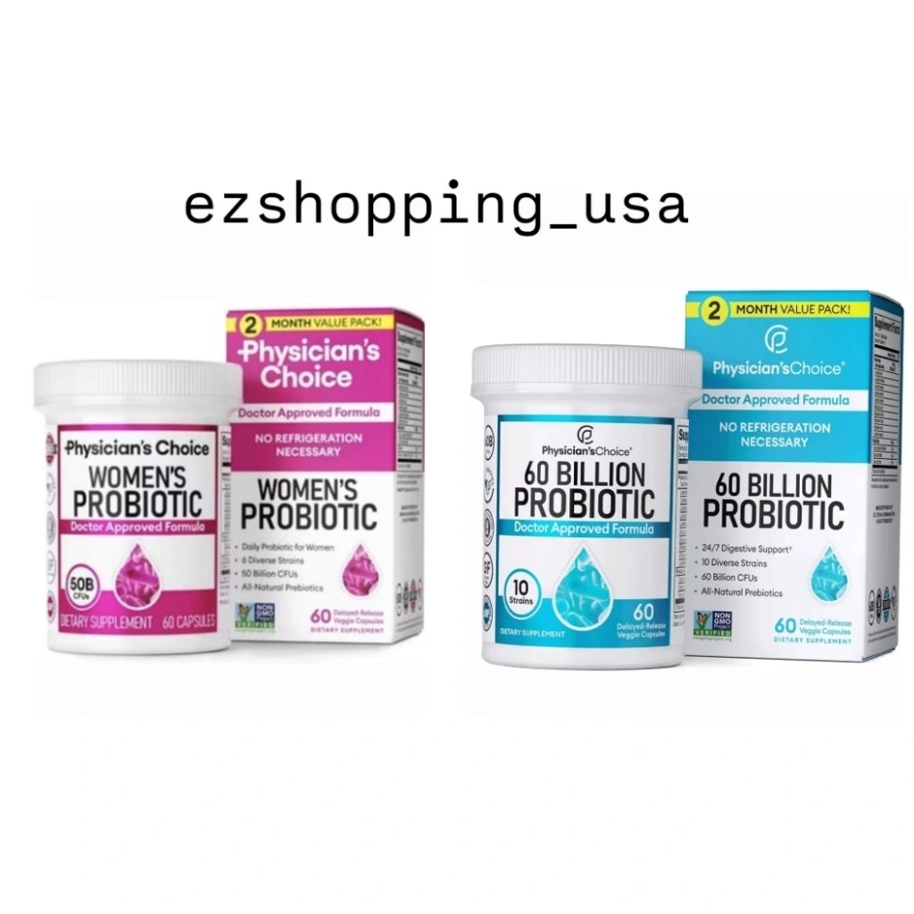Jual physician choice probiotic prebiotic women 50 billion cfu | Shopee ...