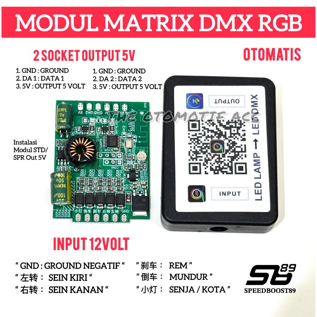 Jual MODUL LED MATRIX DMX RGB PCB / KONTROLER LAMPU ALIS MATRIX RGB ...