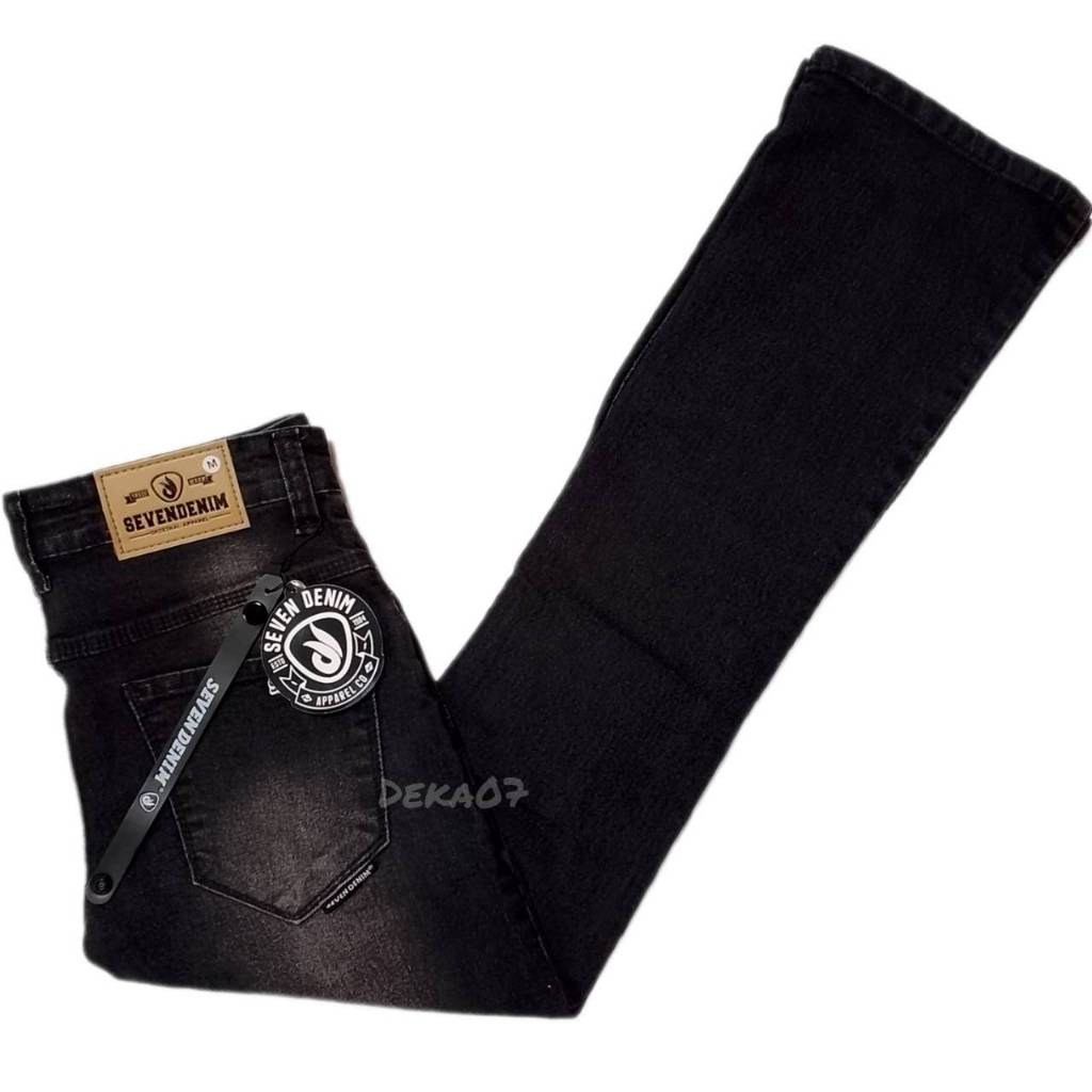 Jual Seven Denim Celana Jeans Panjang Pria Cutbray Strecth Melar ...