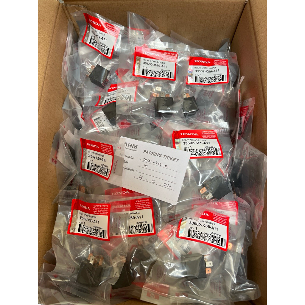 Jual Relay Comp Power Honda Vario 150 eSP original 38502-K59-A11 ...