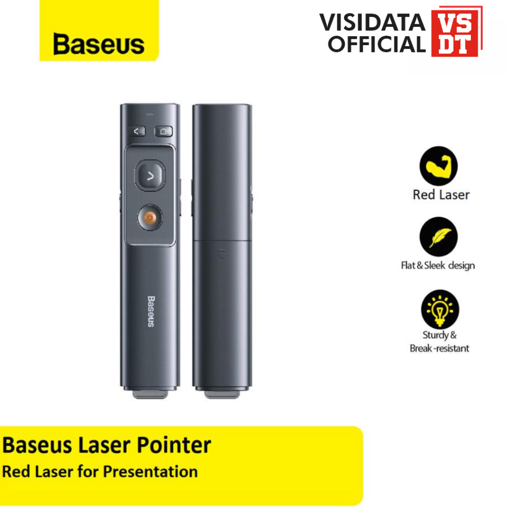 Jual Baseus Laser Pointer Wireless Presenter - Garansi Resmi | Shopee ...