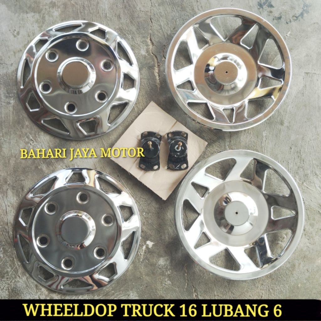Jual WHEELDOP TRUCK CANTER/ELF RING 16 LUBANG BAUT 6 PAKET DEPAN ...