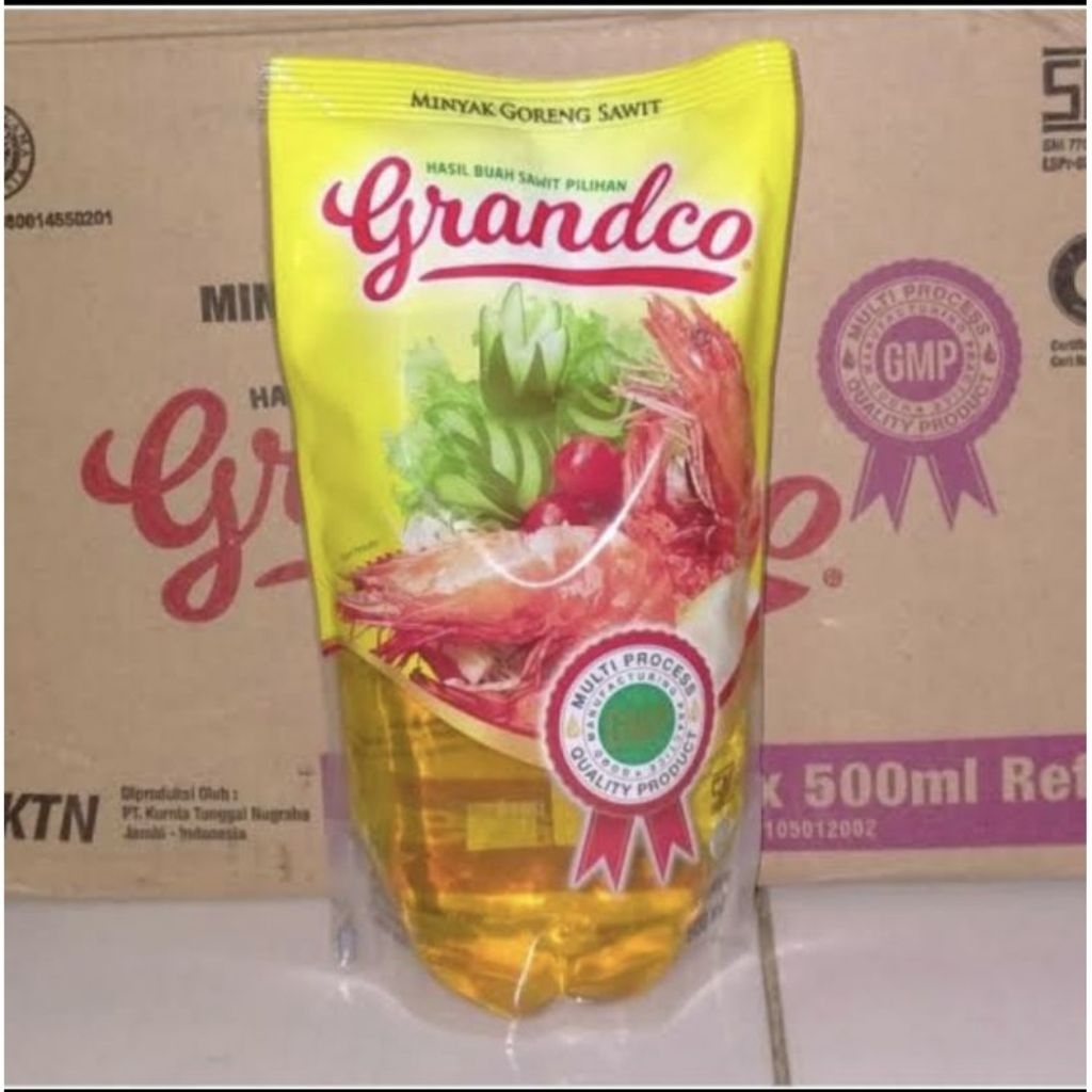 Jual Minyak Goreng refill Grandco 500ml / 1L / 2L ( per pcs) | Shopee Indonesia