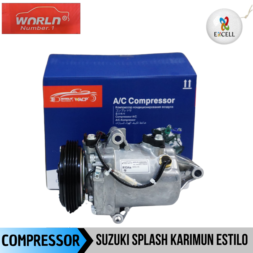 Jual Compressor Kompresor Ac Mobil Suzuki Splash karimun estilo 3 ...