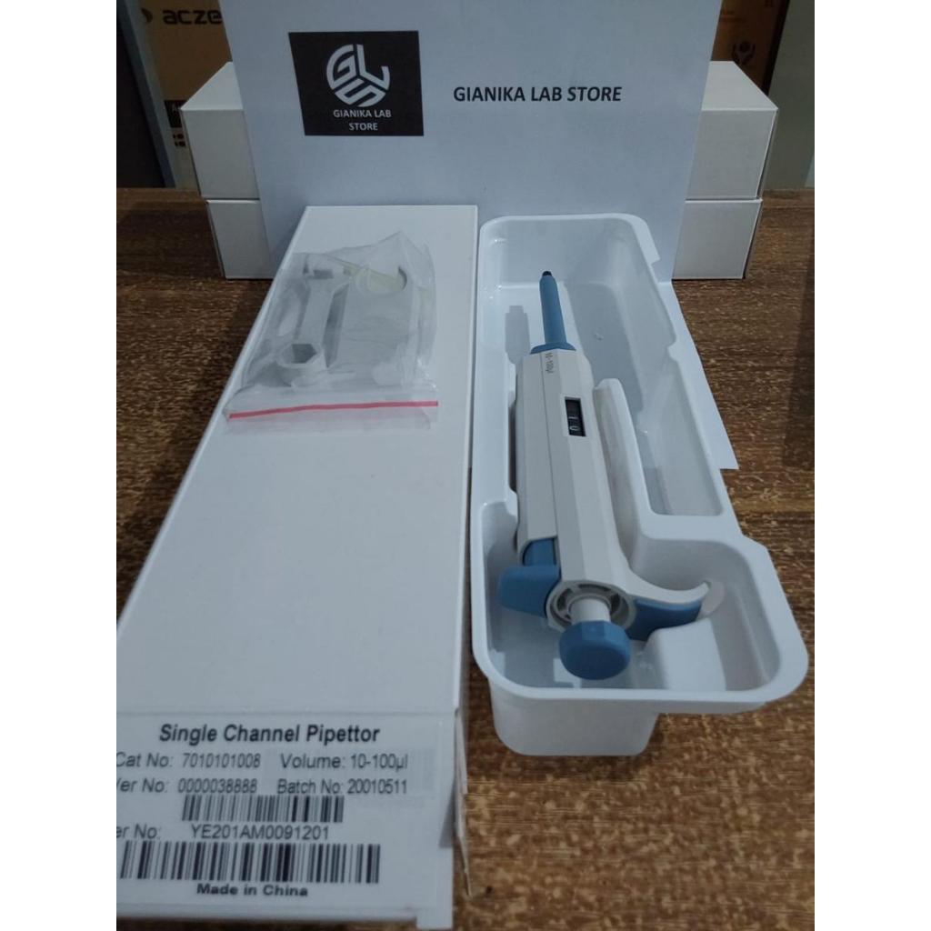 Jual Micropipette 10 - 100 uL Mikropipet adjustable volume DRAWELL ...