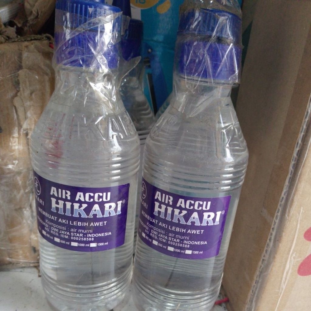 Jual air aki hikari 500ml / air accu murni | Shopee Indonesia