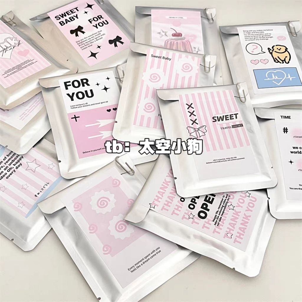 Jual [5 PCS] STUFF PACKING ALUMUNIUM FOIL+STICKER PHOTOCARD FREEBIES ...