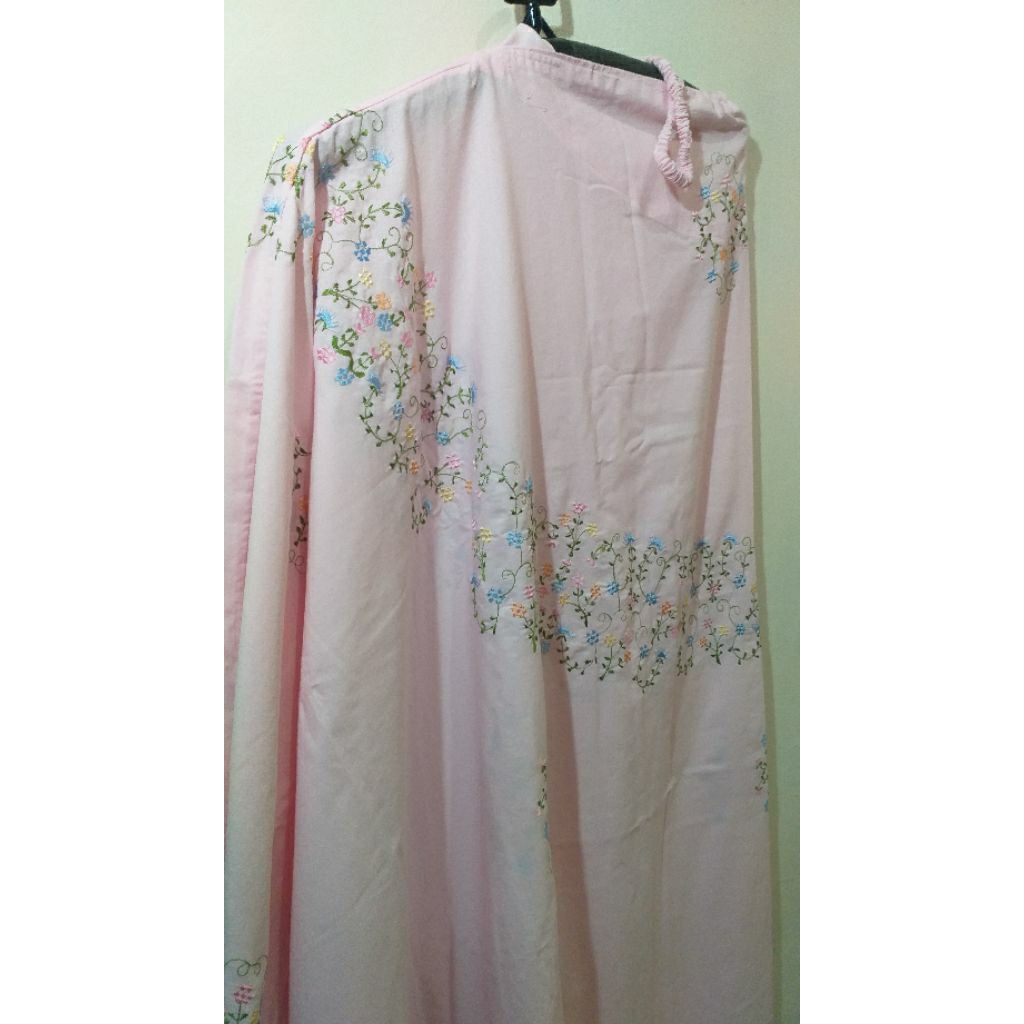 Jual (Preloved) Mukena Pink Motif Bunga-Bunga | Shopee Indonesia