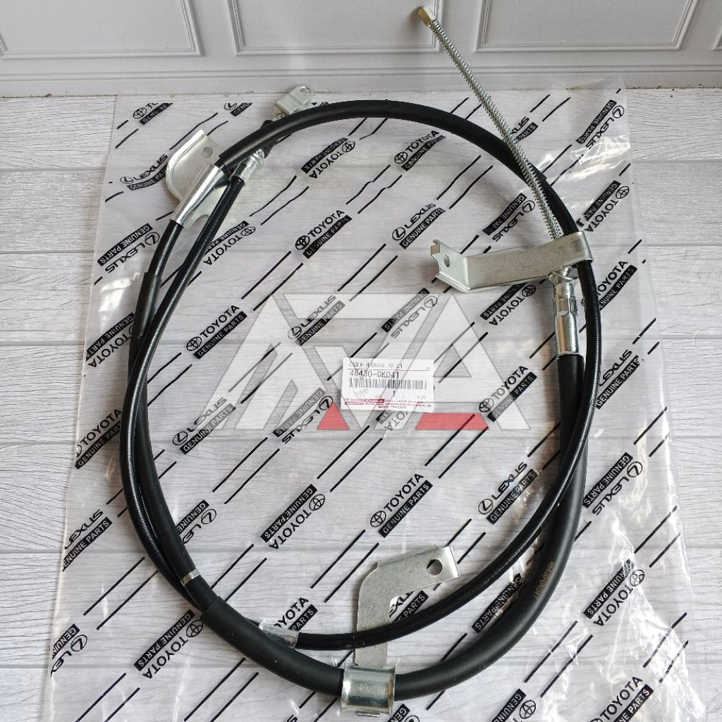 Jual KABEL REM TANGAN BELAKANG KIRI TOYOTA HILUX VIGO ORI 46430-0K041 ...
