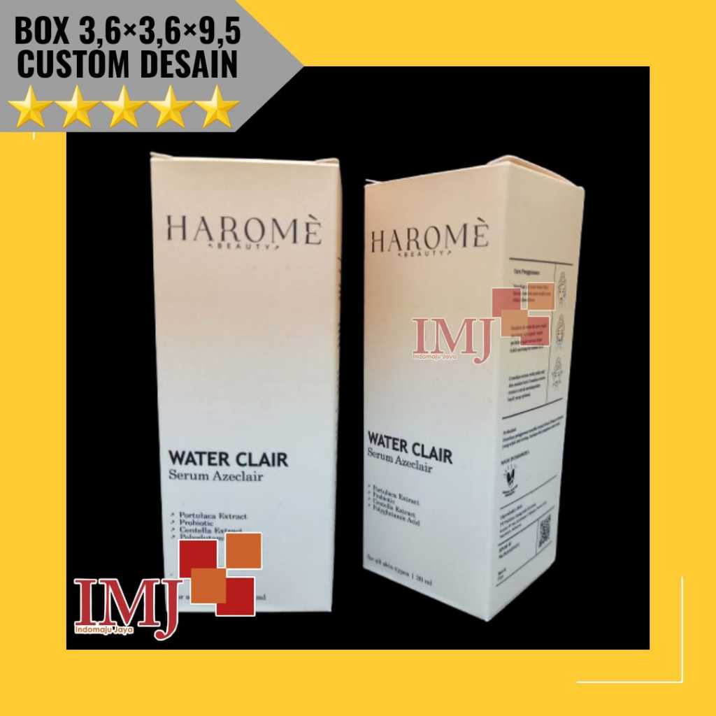 Jual BOX SERUM CUSTOM DESAIN 3,65x3,65x9,5 DUS SERUM CUSTOM DESAIN 3,65 ...