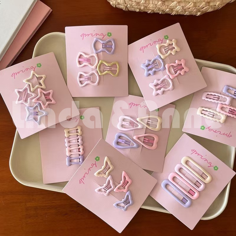 Jual L&A [ISI 4 PCS] Jepit Rambut Bentuk Bintang Aksesoris Hair Clips ...