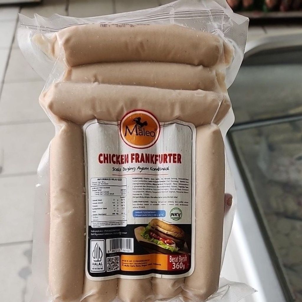 Jual MALEO CHICKEN FRANK 360g | Shopee Indonesia