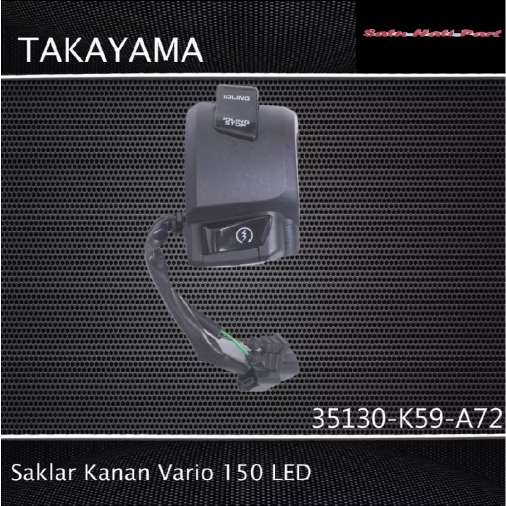 Jual Saklar Kanan Vario 150 Led Esp Original Takayama | Shopee Indonesia