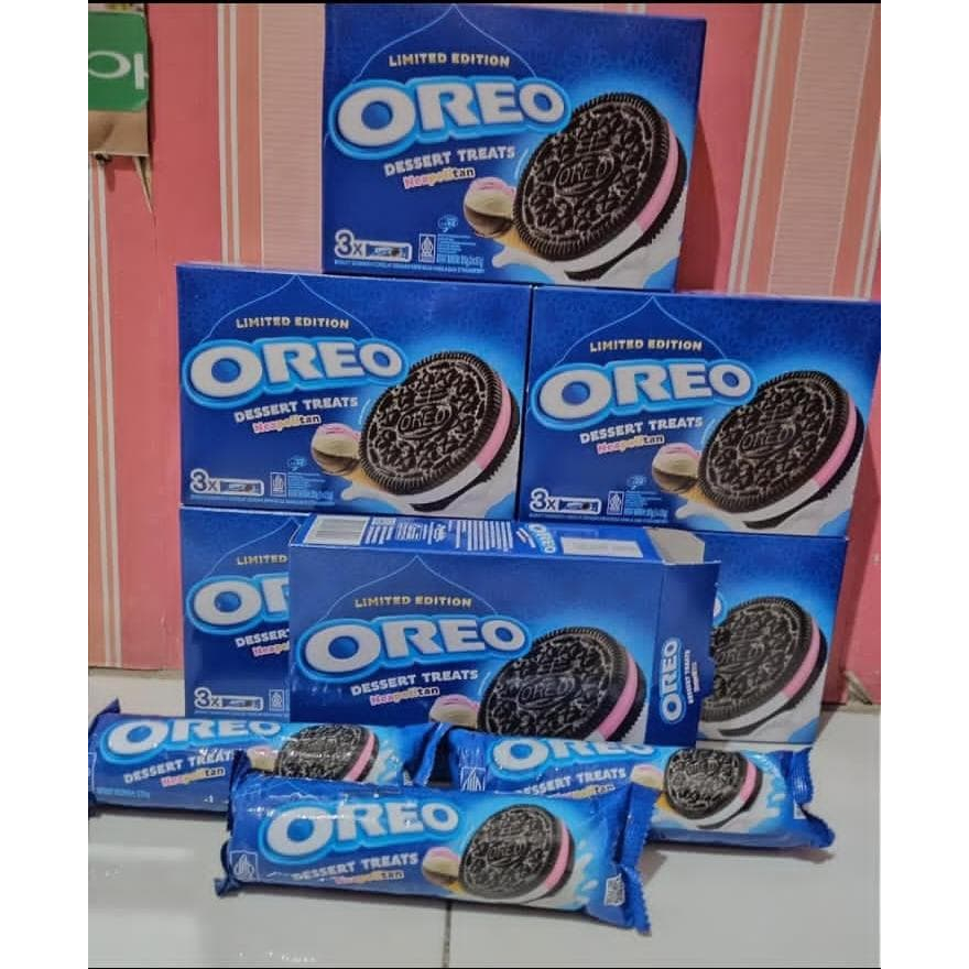 Jual Oreo TREAT DESSERT LIMITED EDITION 1box isi 3x131gr | Shopee Indonesia