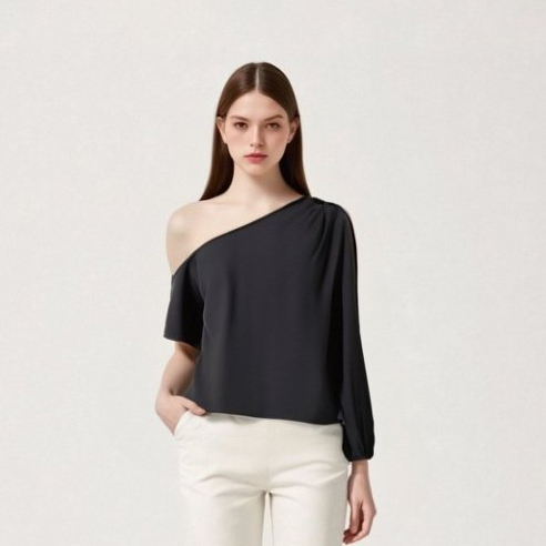 Jual [MEIN] [NEW ARRIVAL] Elegant Kaos Off Shoulder Wanita Baju Atasan ...