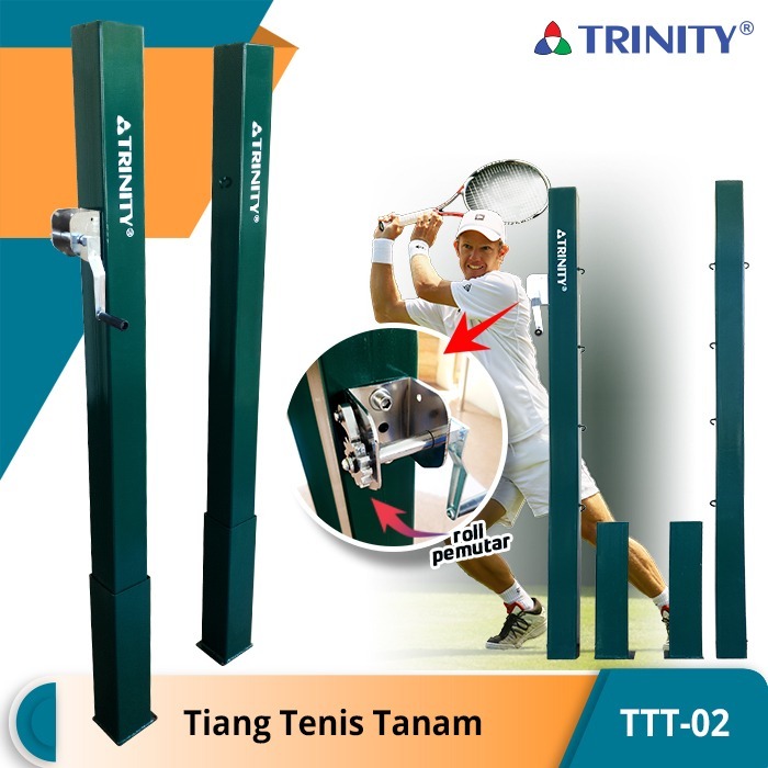Jual Trinity Tiang Tenis Tanam Tenis Lapangan TTT-02 atau TTT-03 Ready ...