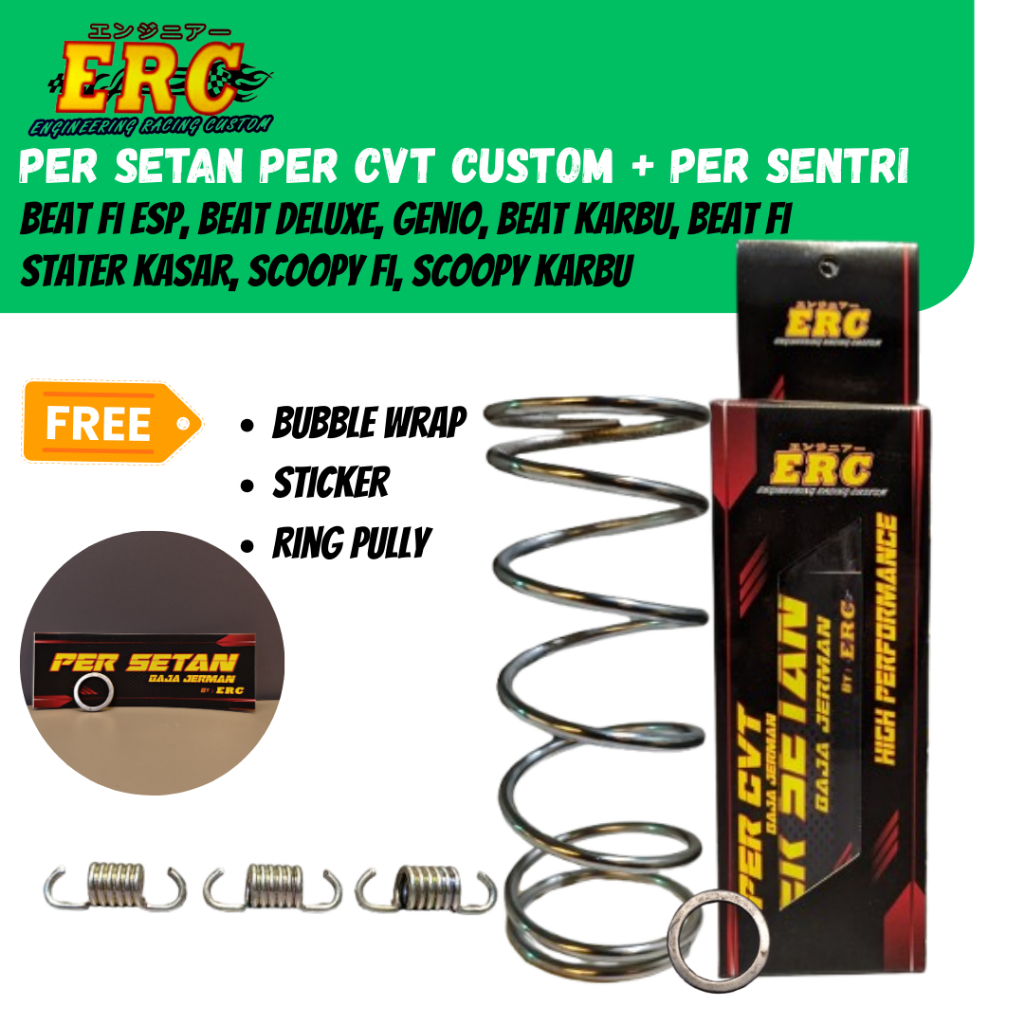 Jual PAKET PER CVT + PER SENTRI, PER SETAN Beat/Scoopy FI, Spacy FI ...