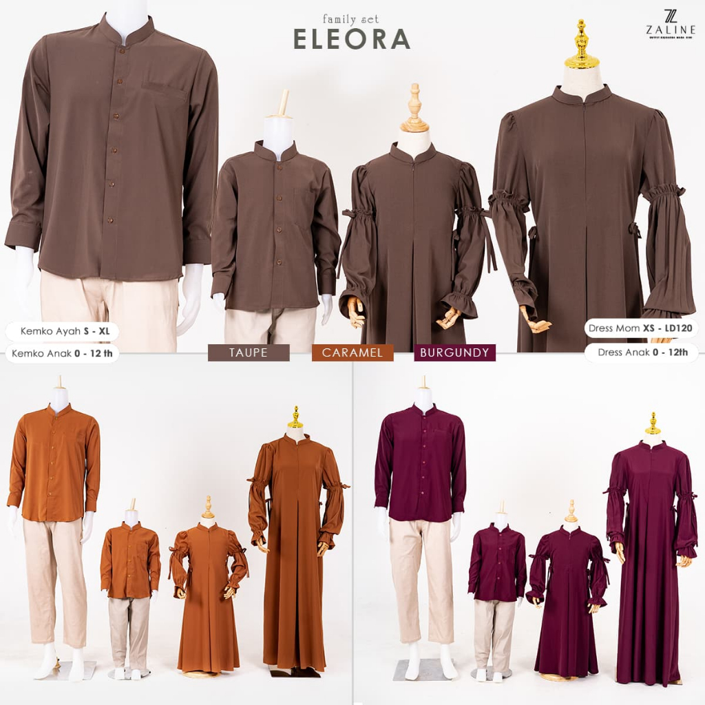 Jual Baju Keluarga Couple Family Set Pernikahan Kondangan Wisuda ...