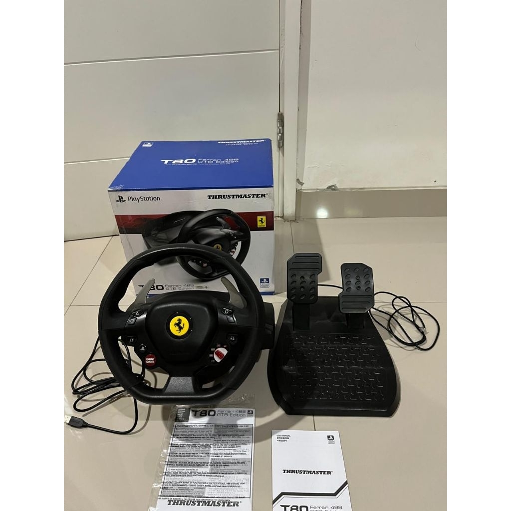 Jual Thrustmaster T80 Ferarri 488 GTB Edition | Shopee Indonesia