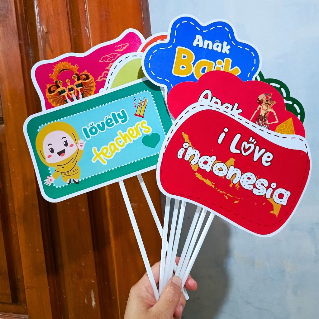 Jual ISI 8 Photobooth property asesoris foto wisuda/graduation/reuni ...