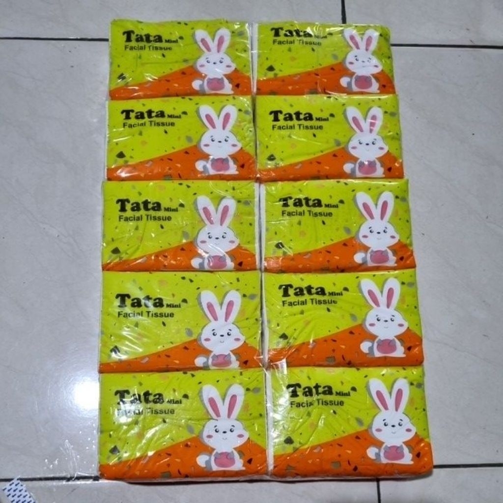 Jual paket tissue TATA 10 pcs upto 360 helai / 180 sheet 10 pcs ...