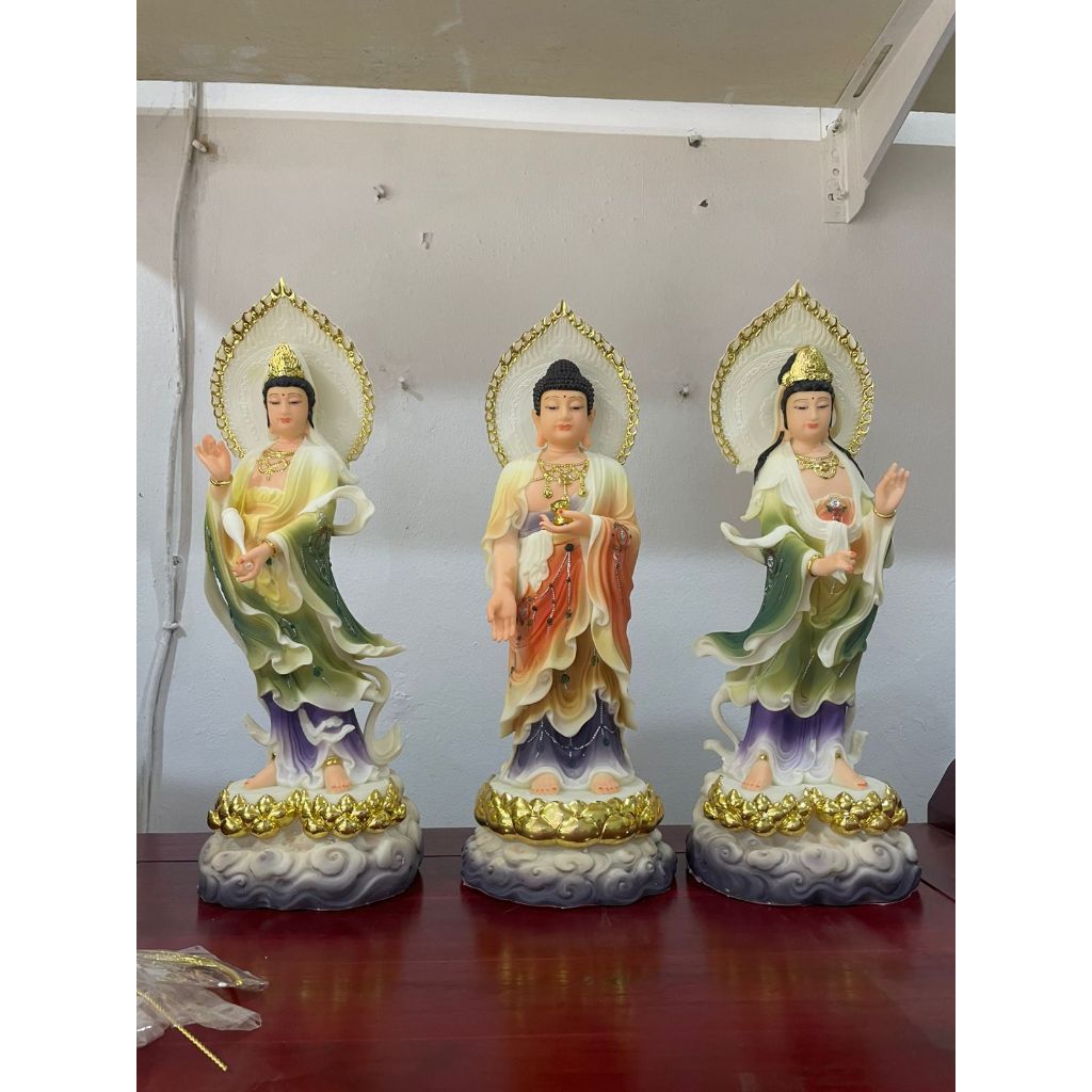 Jual Patung buddha si fang san sen / Tri ratna - 19 inch - marmer - l25 ...