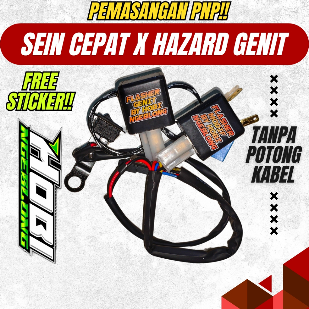 Jual Paket lengkap modul 2 flasher rangkaian pnp sein cepat hazard ...