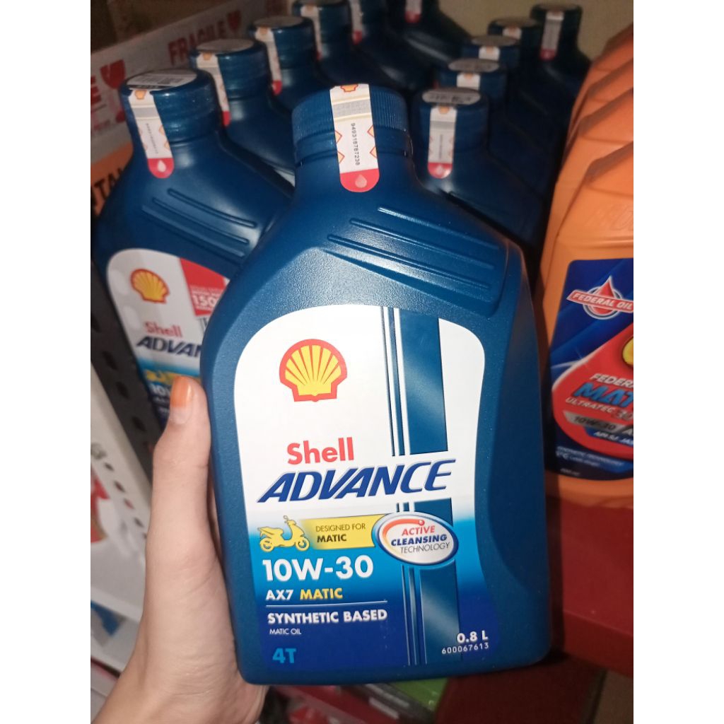 Jual Gara Oli Shell Advance Matic 10W-30 Ax7 Matic Synthetic Based ...