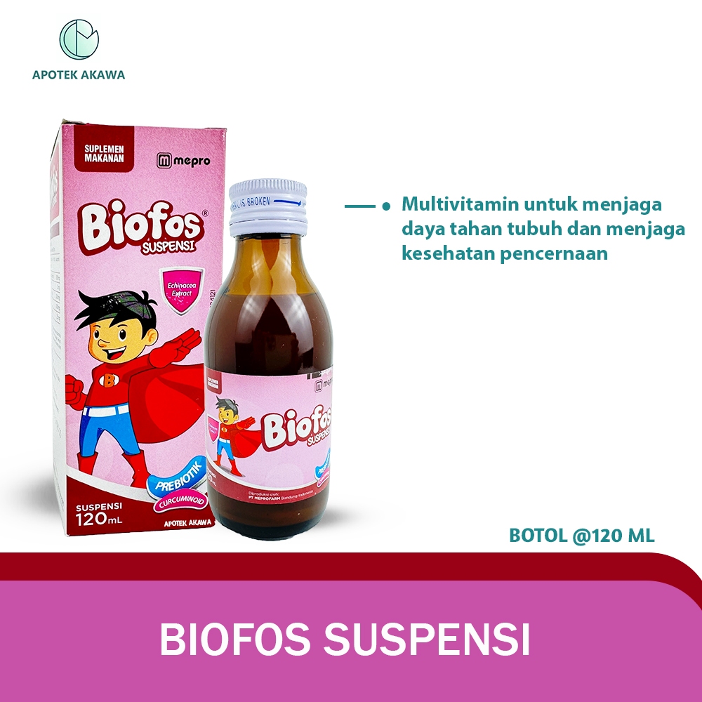 Jual BIOFOS SIRUP 120 ML / VITAMIN PENAMBAH NAFSU MAKAN ANAK / APOTEK ...