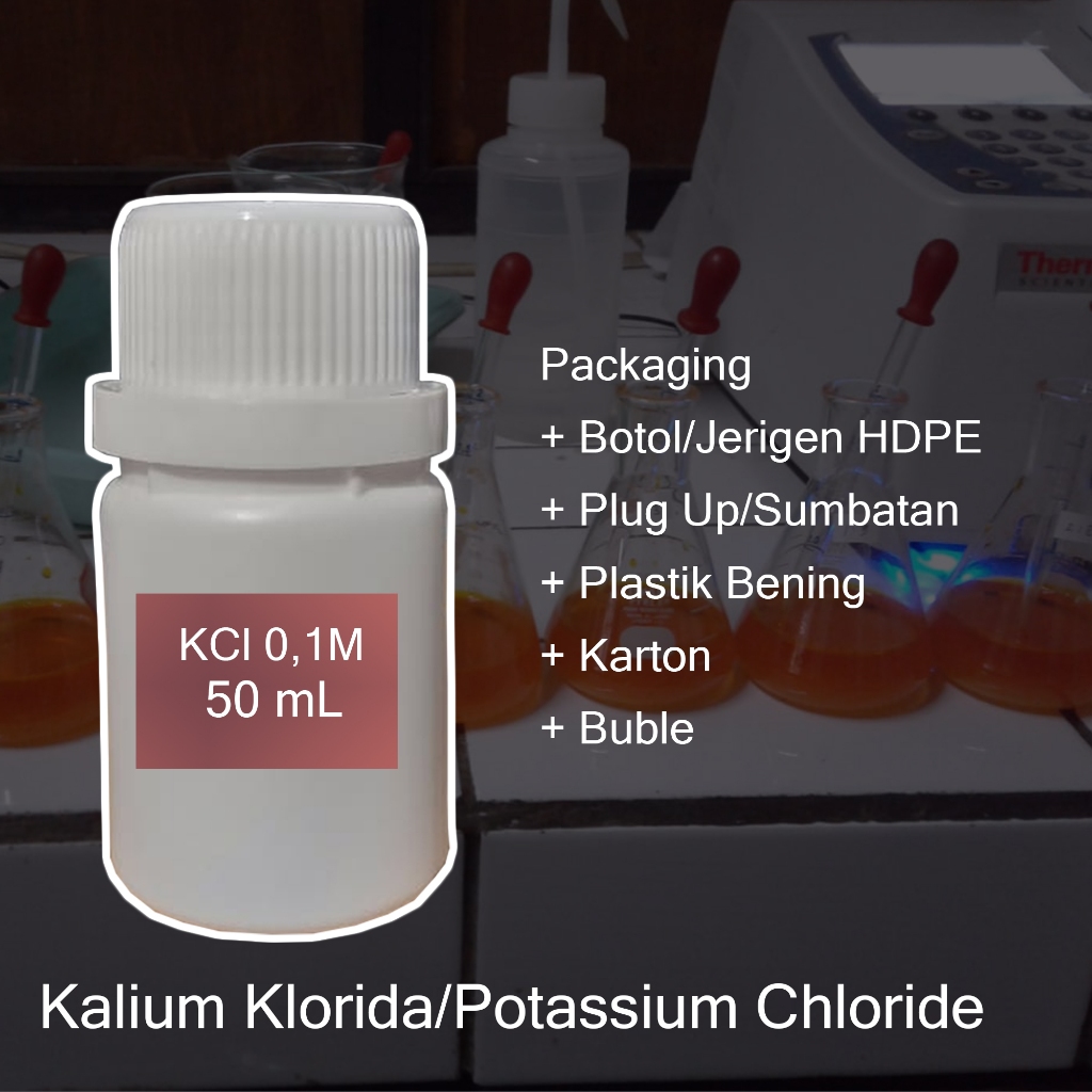 Jual KCl/ Kalium Klorida / Potassium Chloride 50ml | Shopee Indonesia