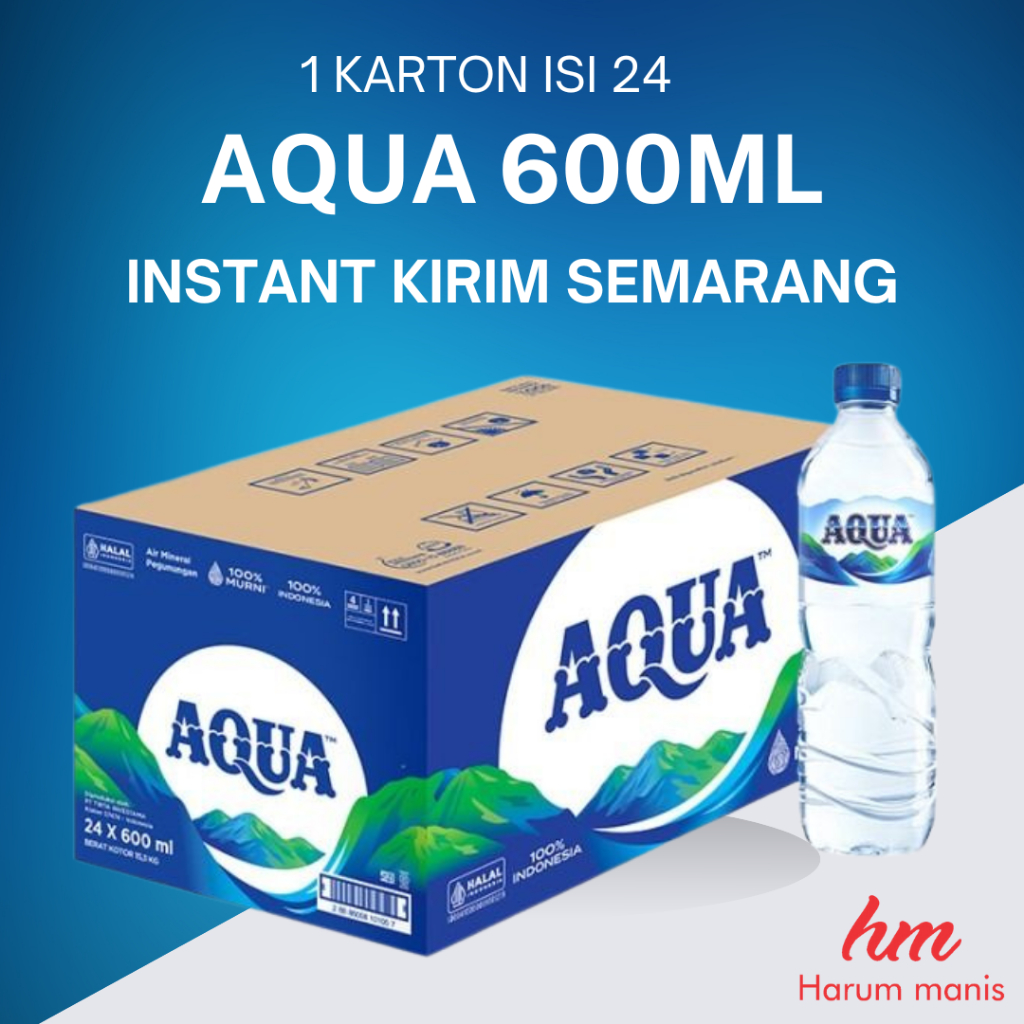 Jual Aqua Harga Botol 600Ml Terlengkap & Harga Terbaru Juni 2026 ...