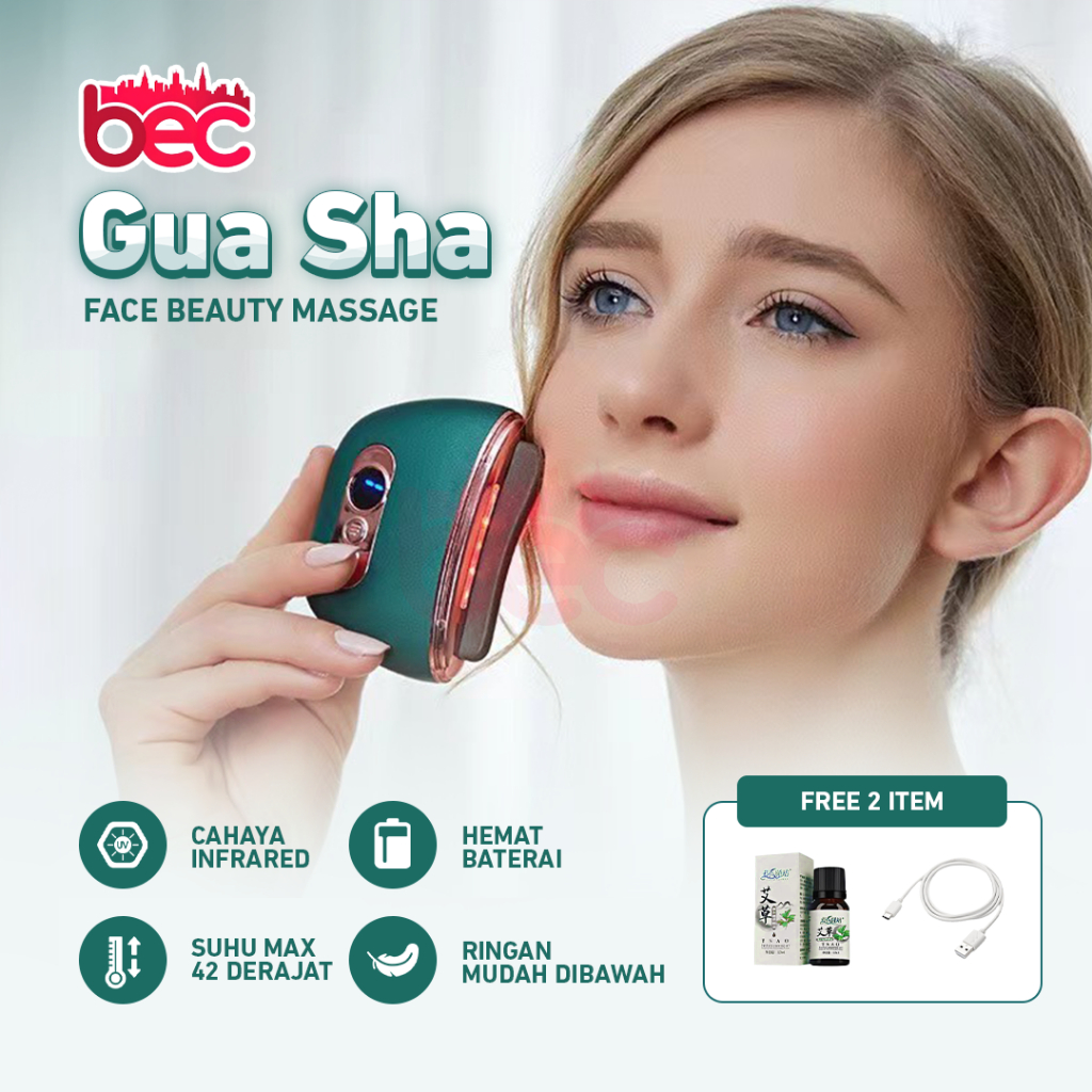 Jual [BEC] Gua Sha Electric Face Beauty Machine / 9 Level Gear / Face ...