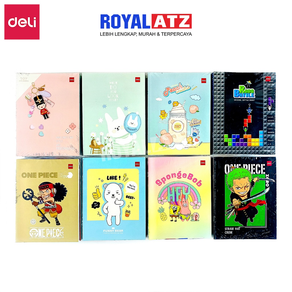 Jual Buku Tulis 38 Lembar DELI Per Pack Isi 10 Buku / Buku Tulis ...